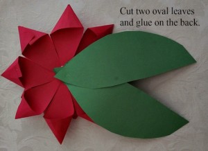 Paper Poinsettia Art Project - GrandparentsPlus.comGrandparentsPlus.com