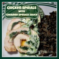 Chicken Spirals with Creamed Spinach Sauce - GrandparentsPlus ...